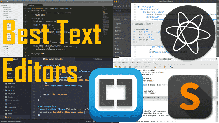 Atom Vs Sublime Vs Visual Studio Code Vs Vim Which Is Best Text 